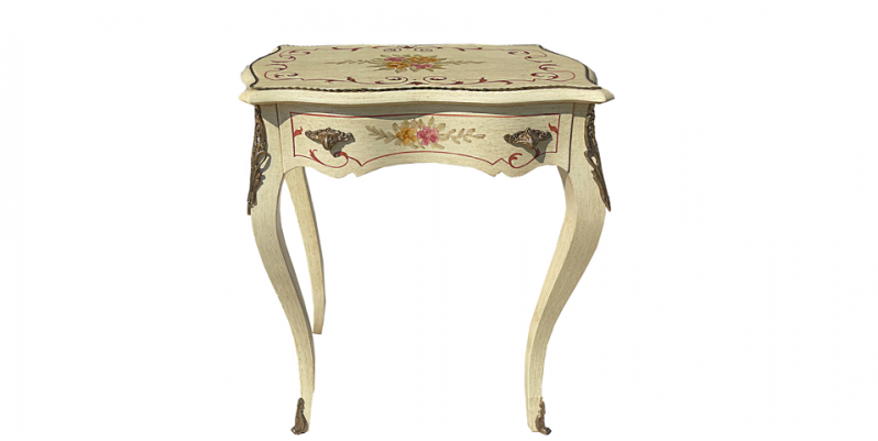 Κομοδίνο-τραπεζάκι κλασικό σε πατίνα (1522) - ΚΟΜΟΔΙΝΑ ΚΡΕΒΑΤΙΟΥ